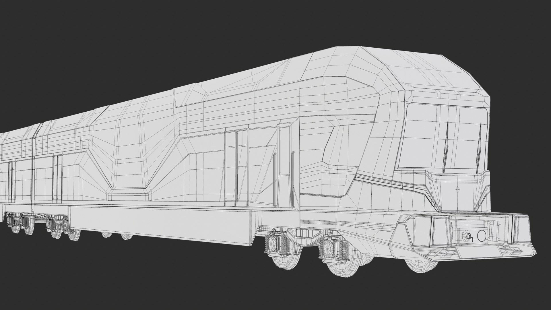 3D Sci-Fi Train Concept PBR Model - TurboSquid 2013114