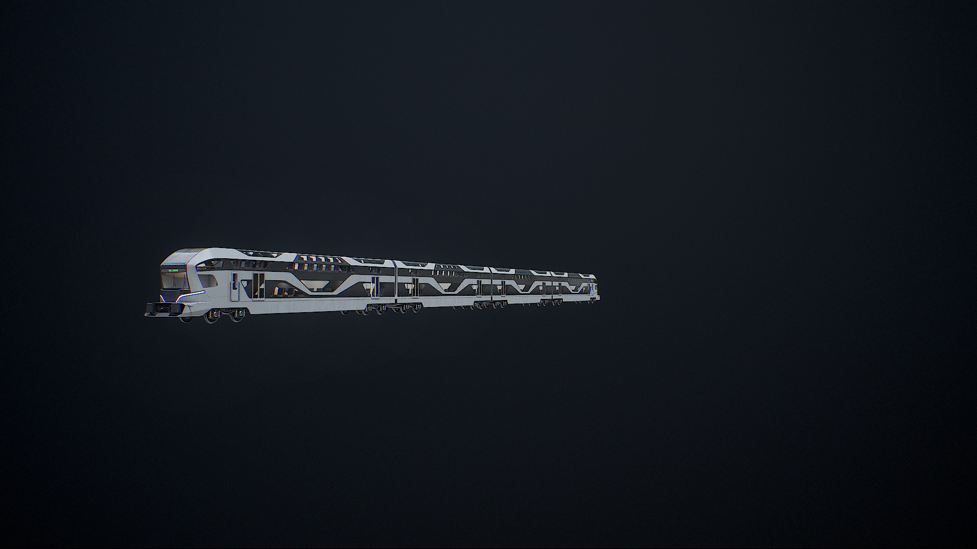 3D Sci-Fi Train Concept PBR Model - TurboSquid 2013114