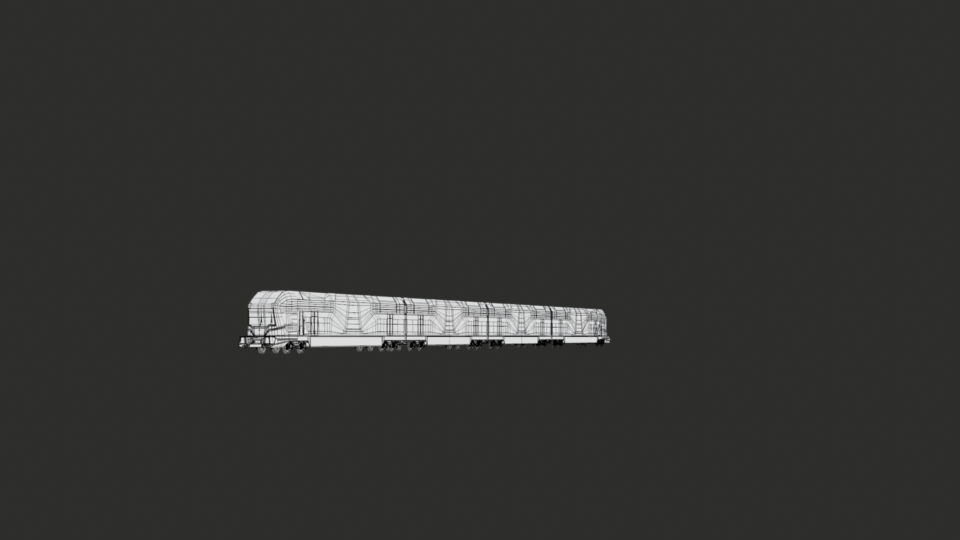 3D Sci-Fi Train Concept PBR Model - TurboSquid 2013114
