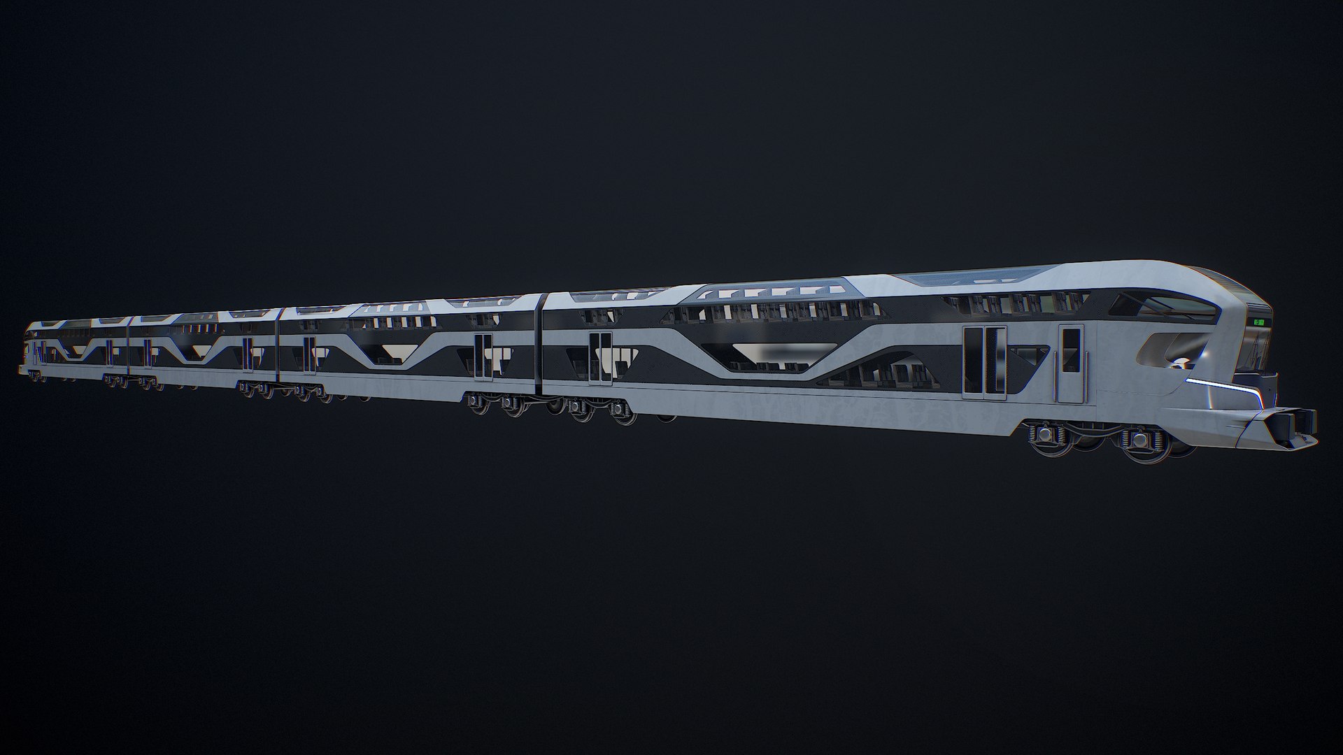 3D Sci-Fi Train Concept PBR Model - TurboSquid 2013114
