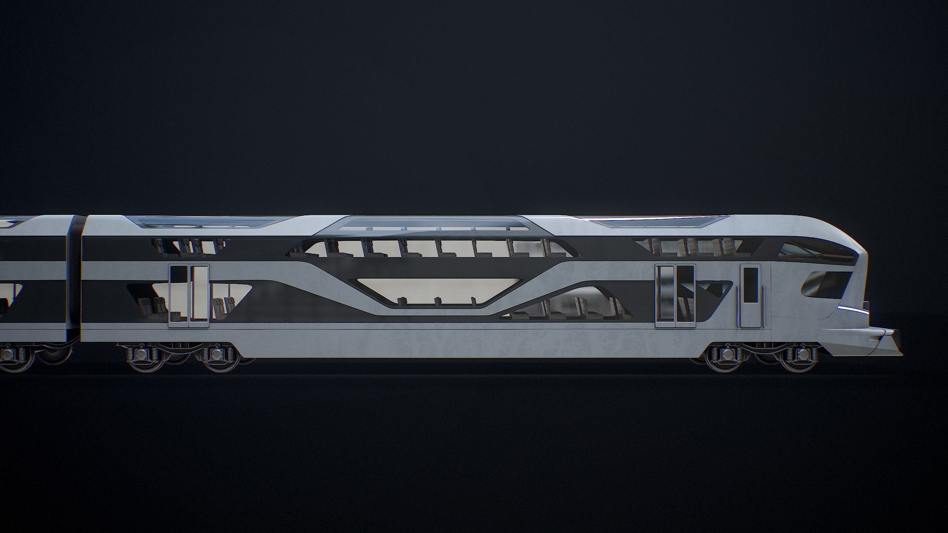 3D Sci-Fi Train Concept PBR Model - TurboSquid 2013114