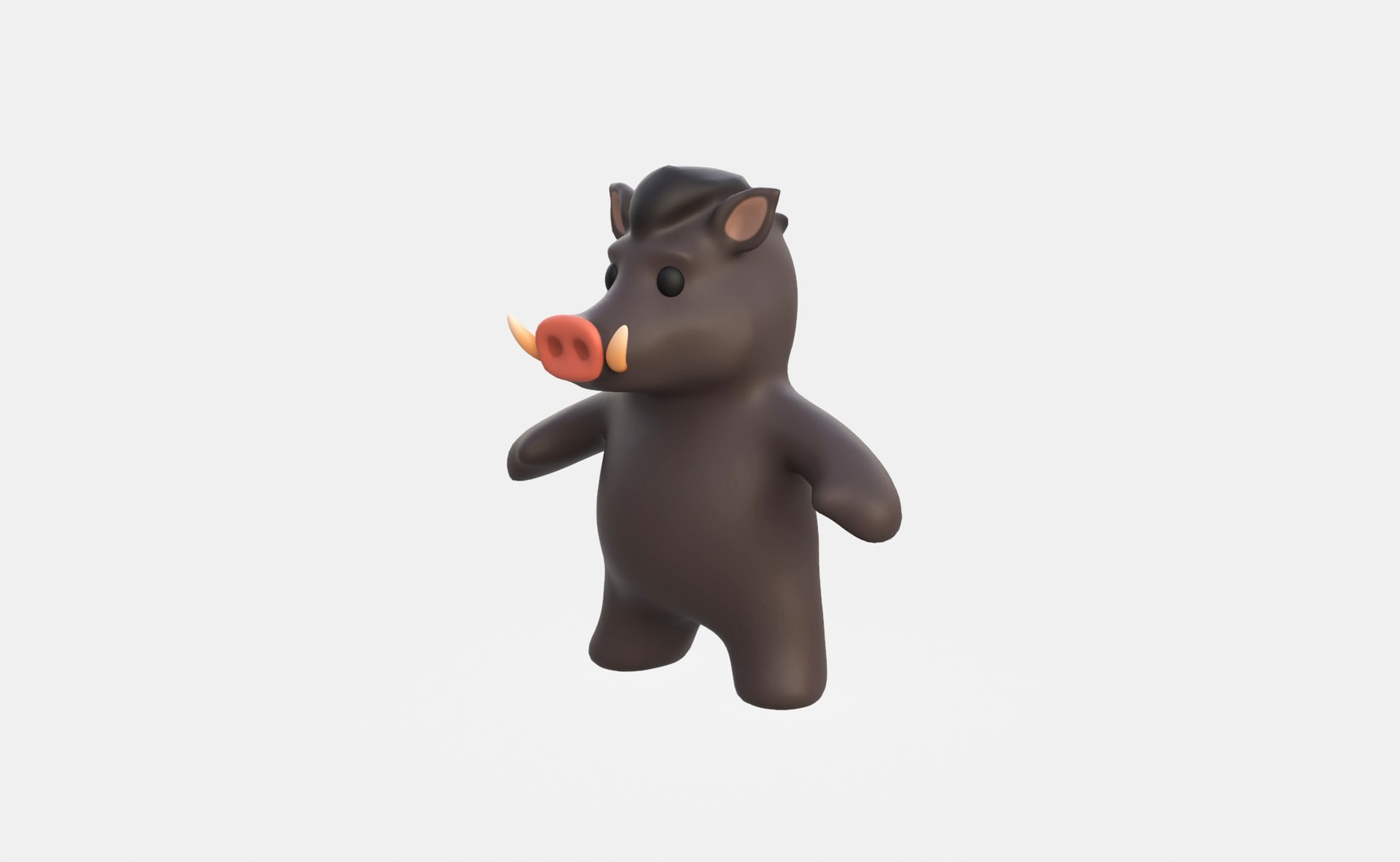 3D Little Animal Baby - Wild Boar Cute - Animated Model - TurboSquid ...