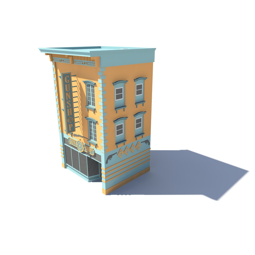 Shop Gun 3D Model - TurboSquid 1383556