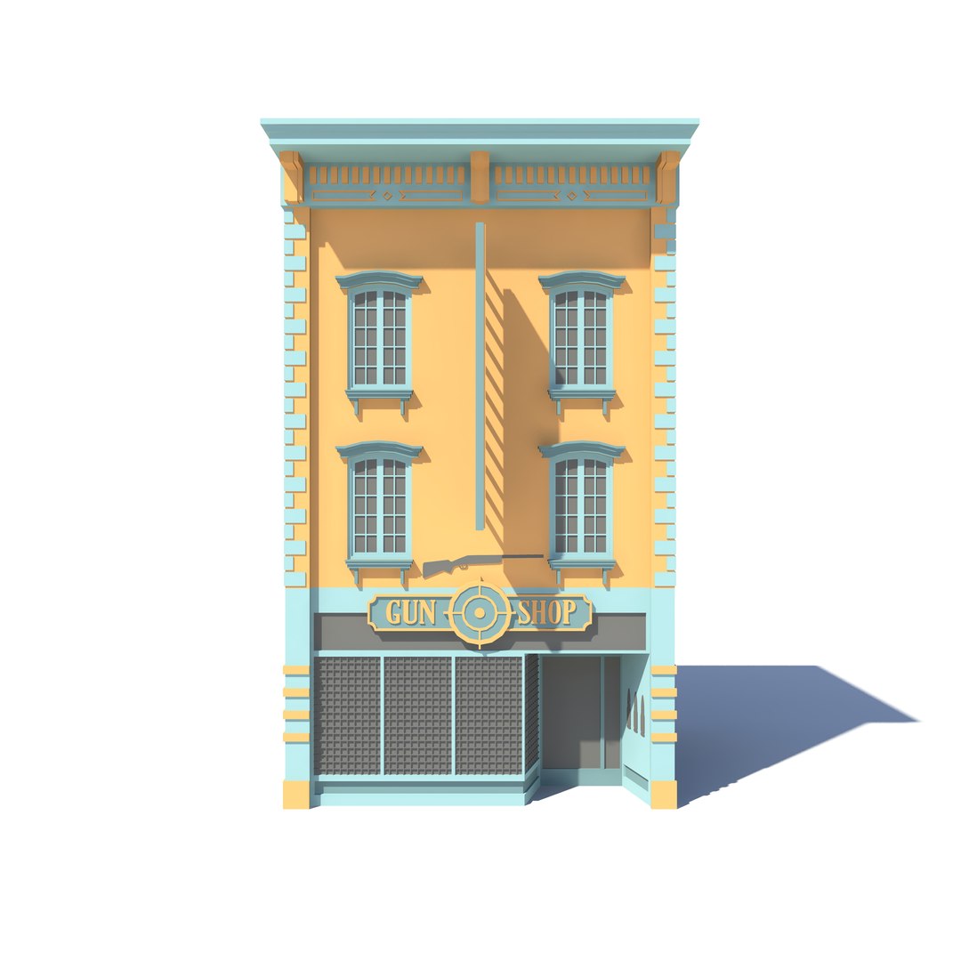 Shop Gun 3D Model - TurboSquid 1383556