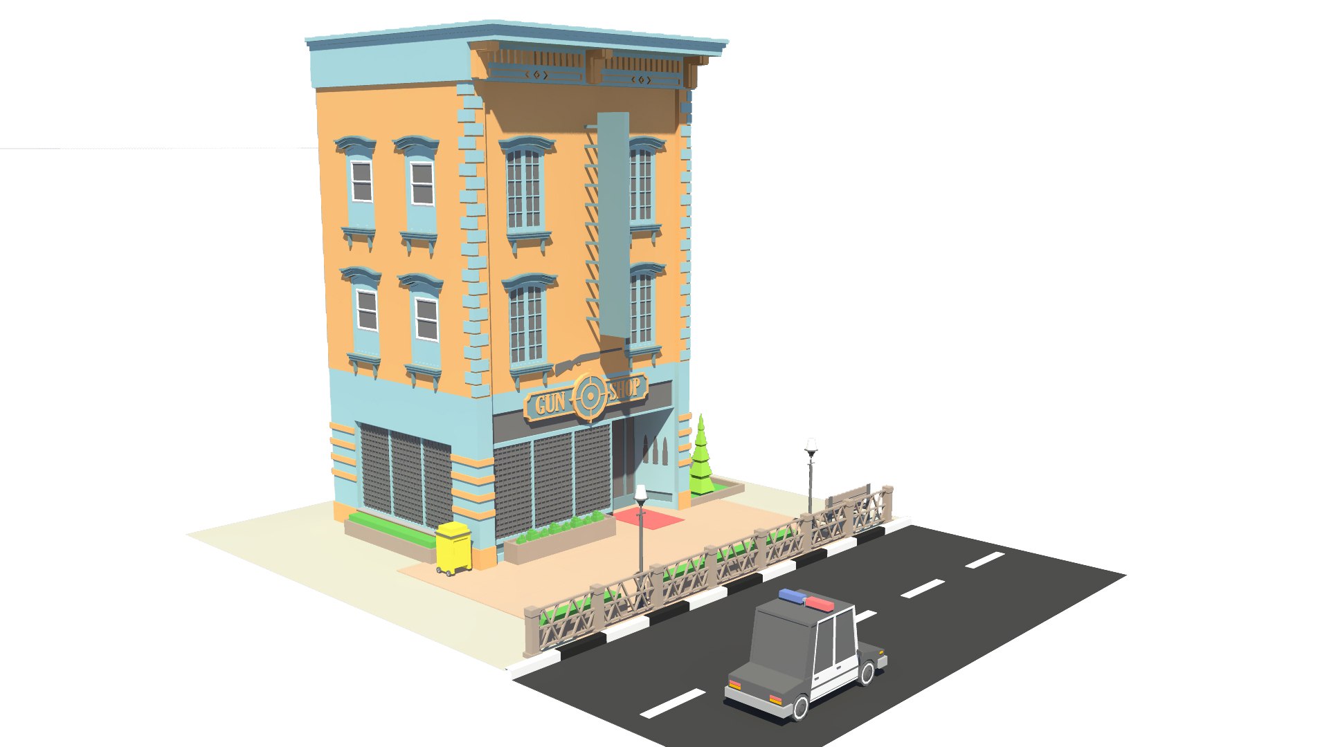 Shop Gun 3D Model - TurboSquid 1383556