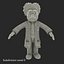 3d Cartoon Scientist Rigged Model