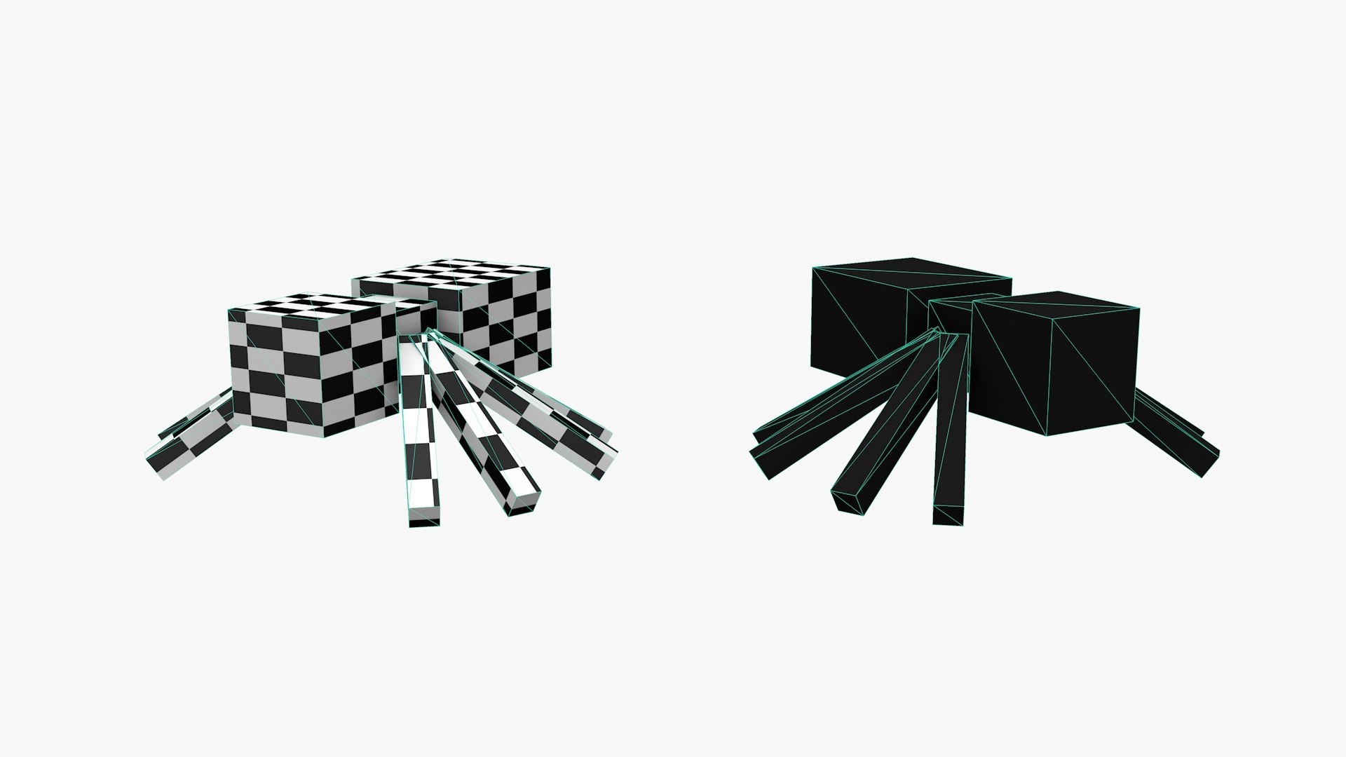 Spider Minecraft 3D - TurboSquid 2388899