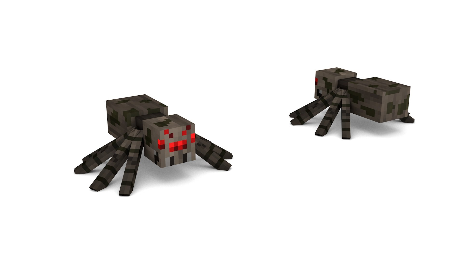 Spider Minecraft 3D - TurboSquid 2388899