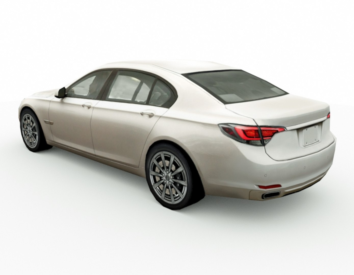 generic sedan 3d model