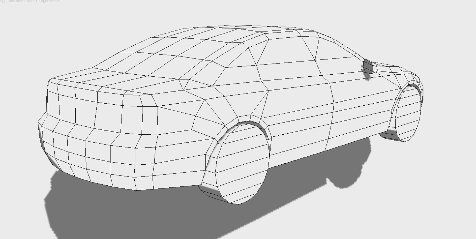 generic sedan 3d model