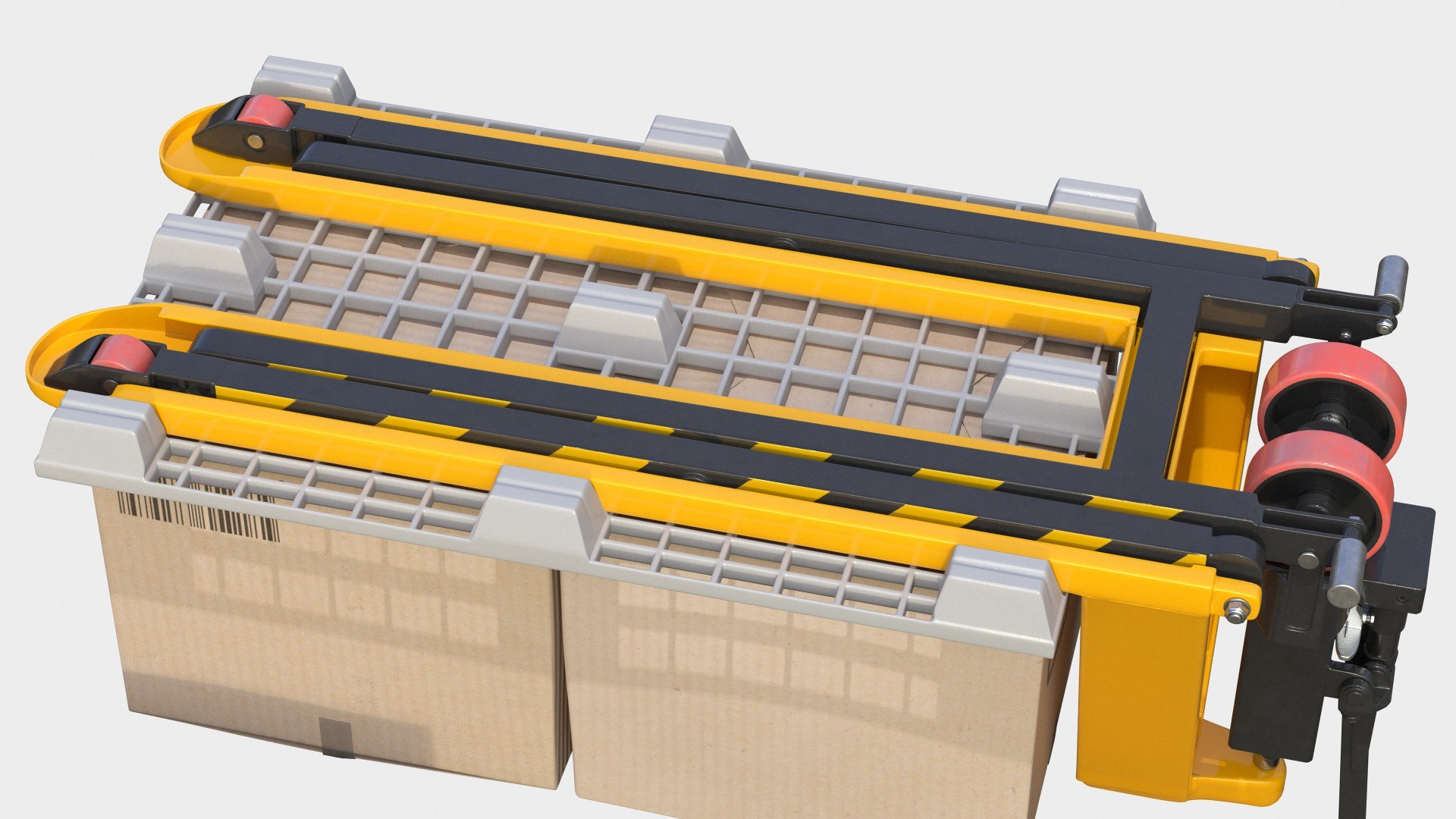 3D model scissor pallet truck plastic - TurboSquid 1684459