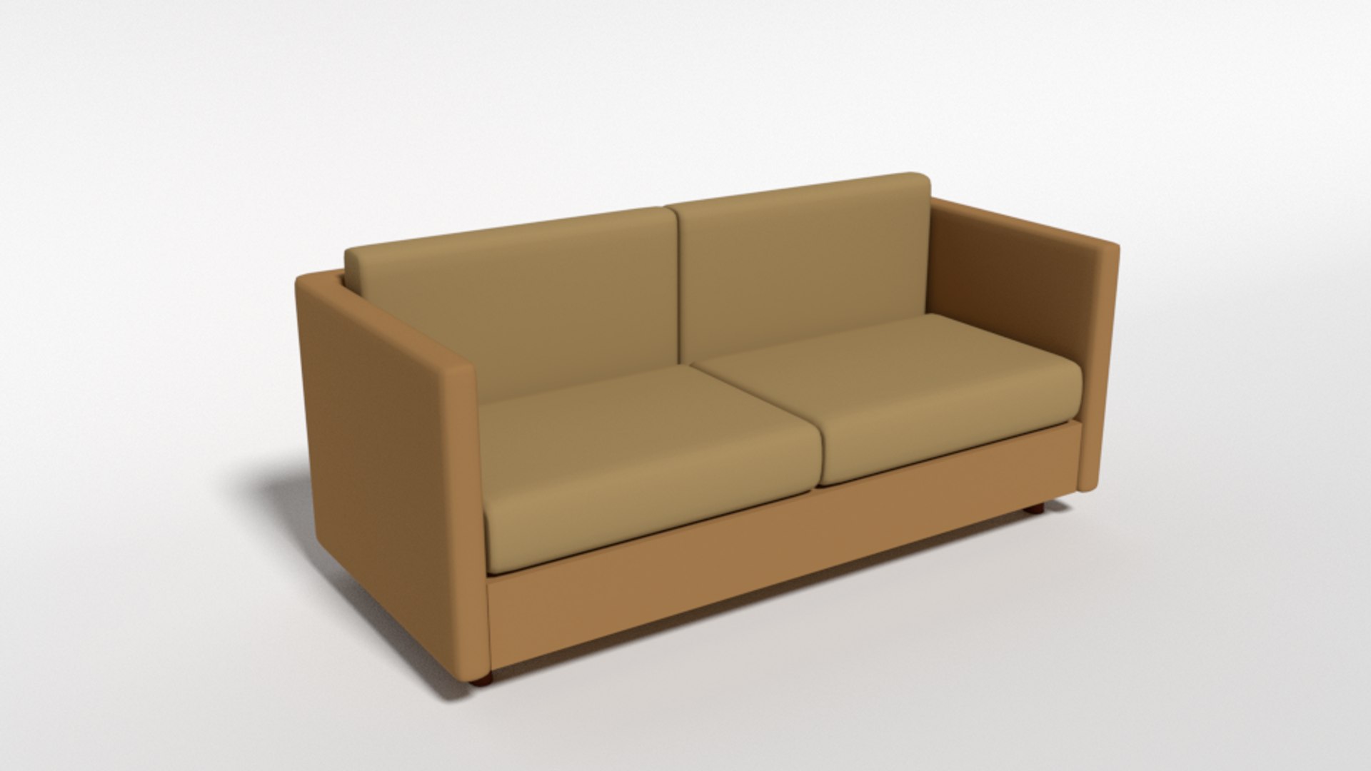 3D Cartoon Couch - TurboSquid 1492097