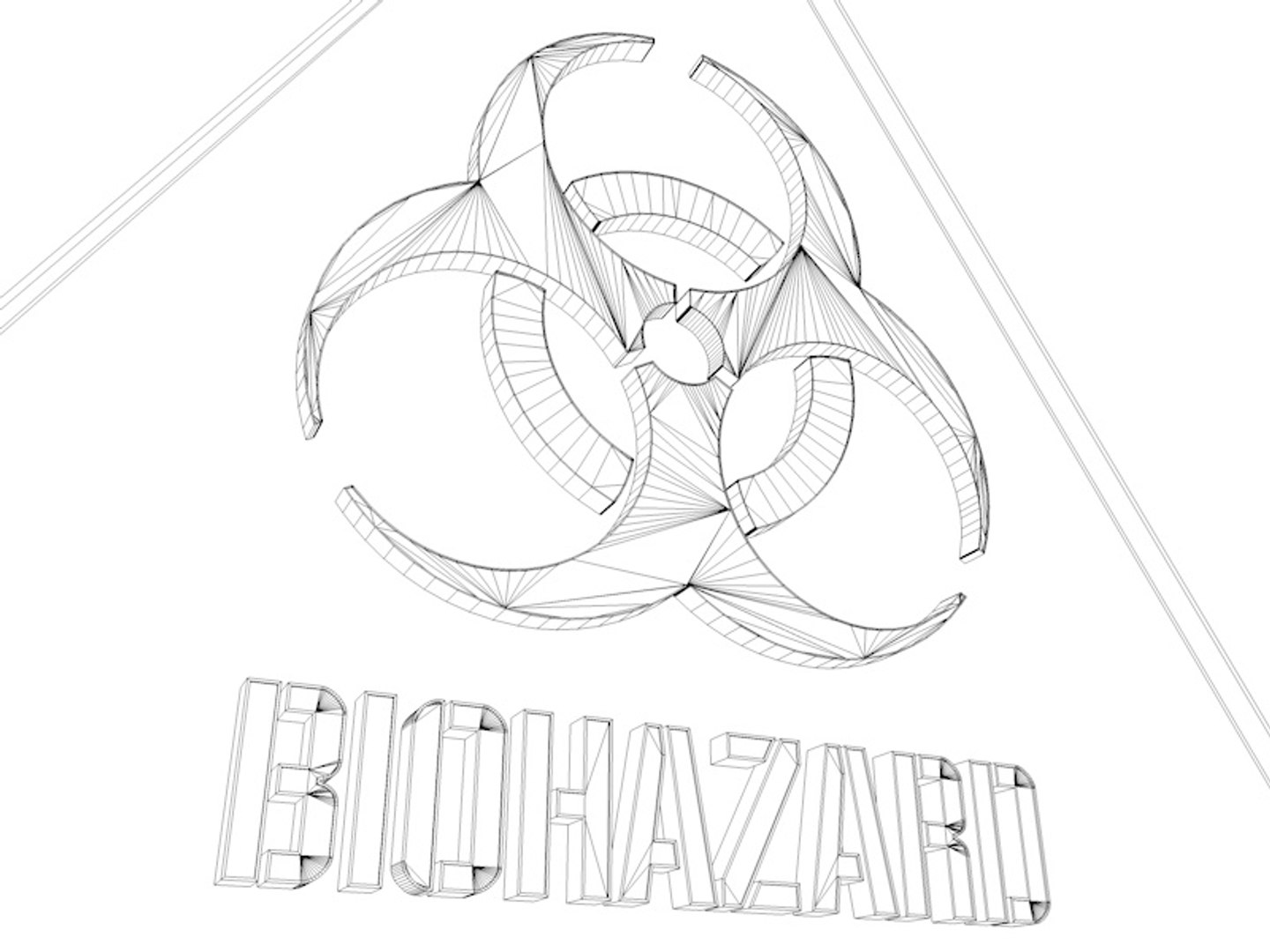 Dxf Biohazard Sign Hazard