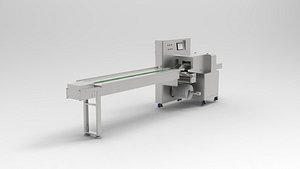 3D model Automatic Wrapping Carton Packaging Machine - TurboSquid 1888507