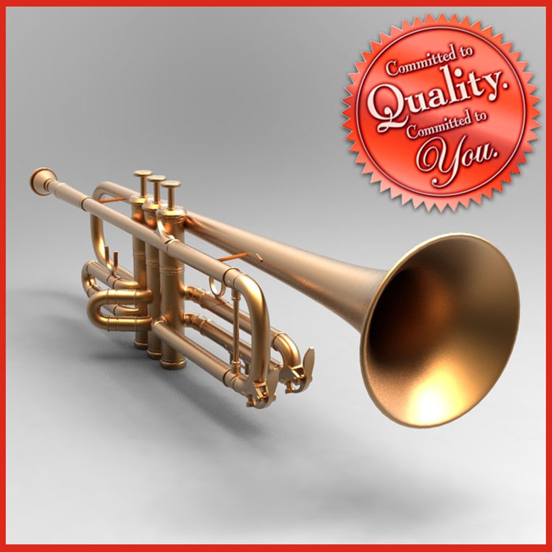 trumpet 3d max