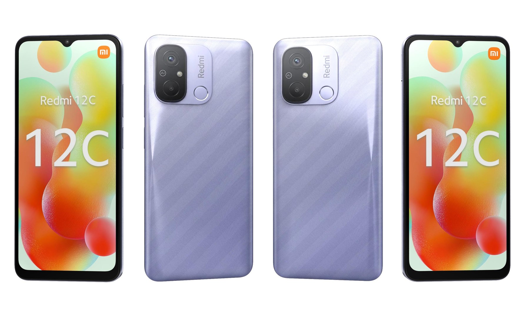 3D Xiaomi Redmi 12C All Colors model - TurboSquid 2053477