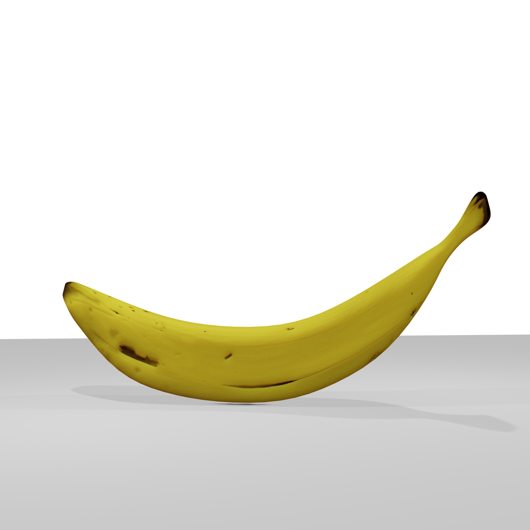 3D Banana Object - TurboSquid 1628793