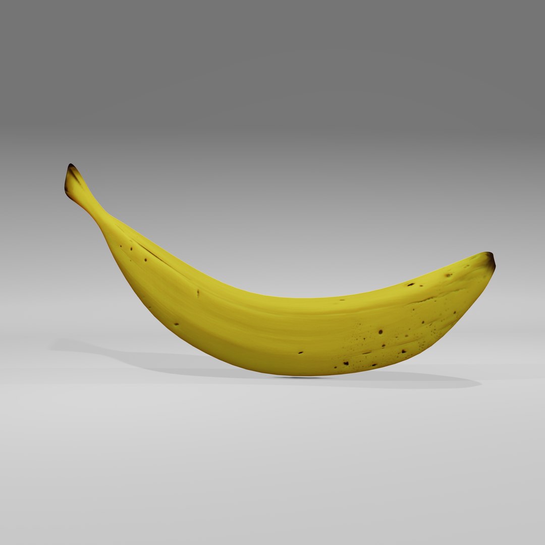 3D Banana Object - TurboSquid 1628793