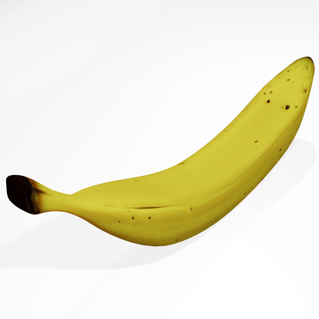 3D Banana Object - TurboSquid 1628793