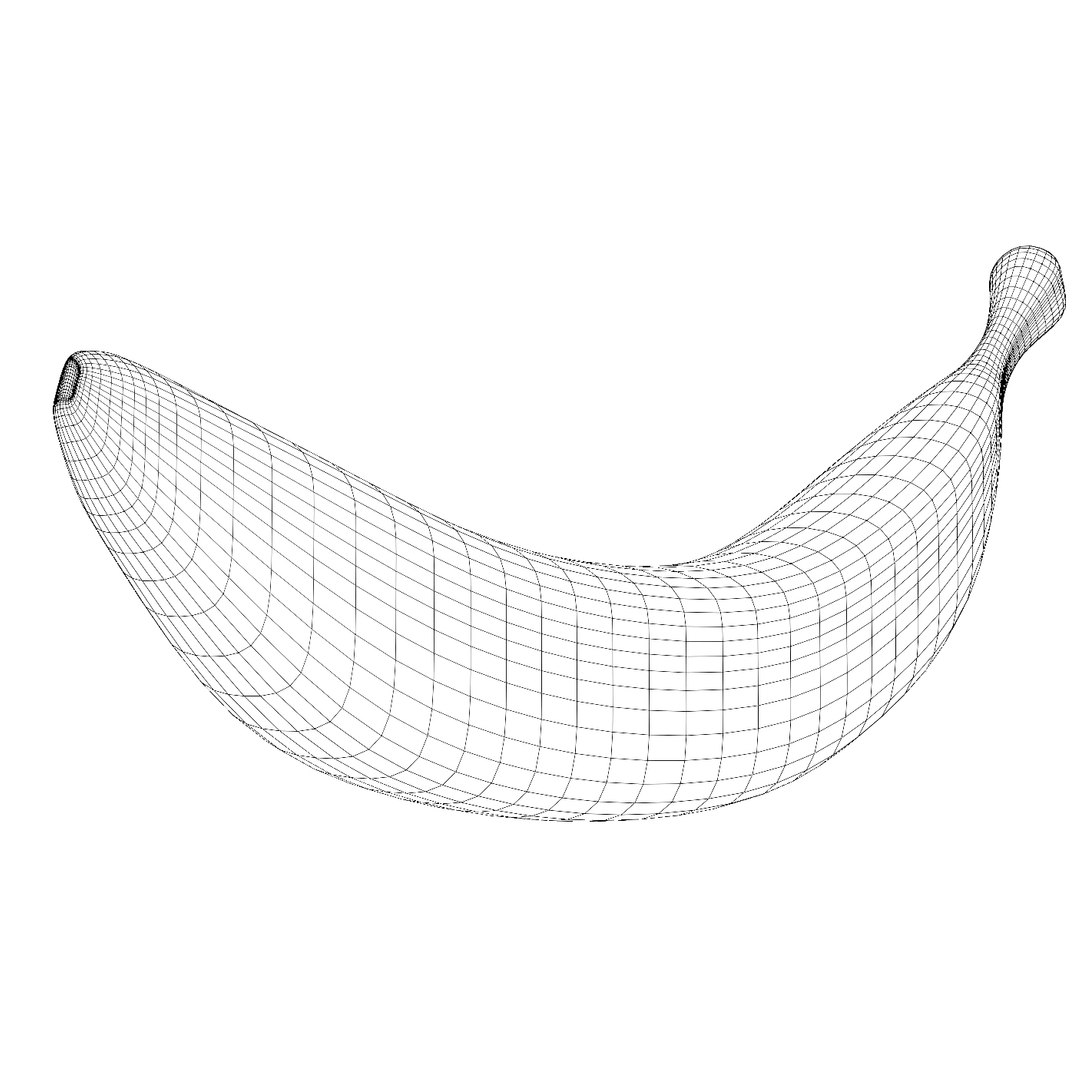 3D Banana Object - TurboSquid 1628793