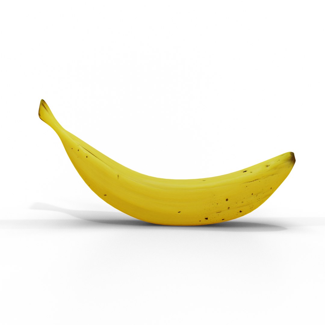 3D Banana Object - TurboSquid 1628793