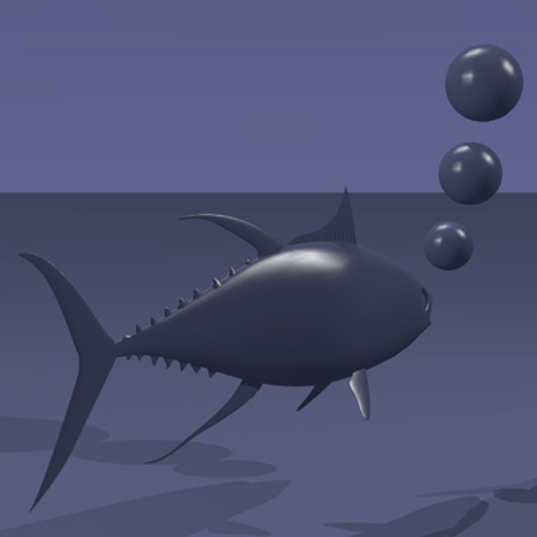 3d Tuna Fishing Model
