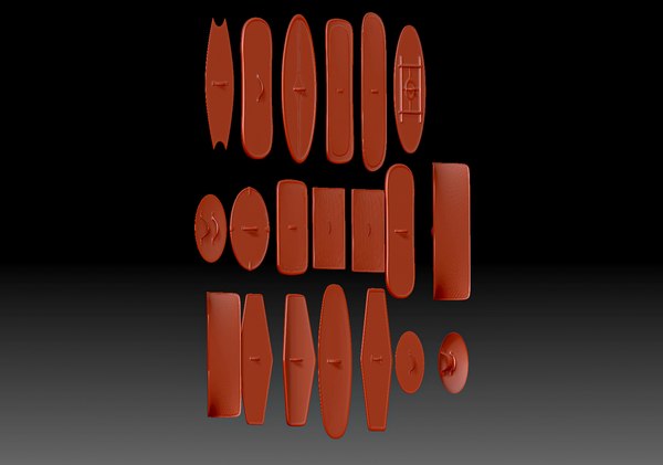Roman medieval shields soldiers 3D model - TurboSquid 1711213