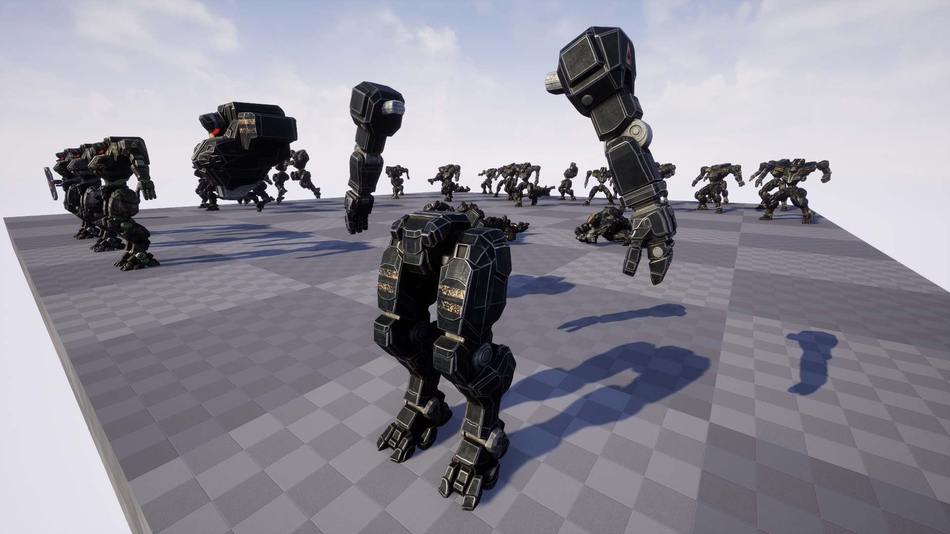 3D Mech Tank Model - TurboSquid 2433001
