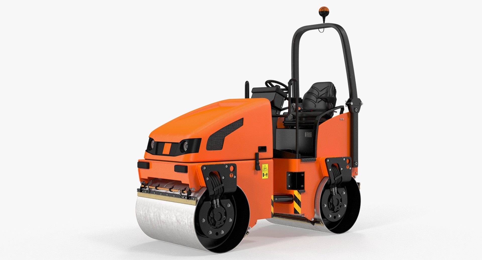 Tandem vibratory roller generic 3D model - TurboSquid 1256325