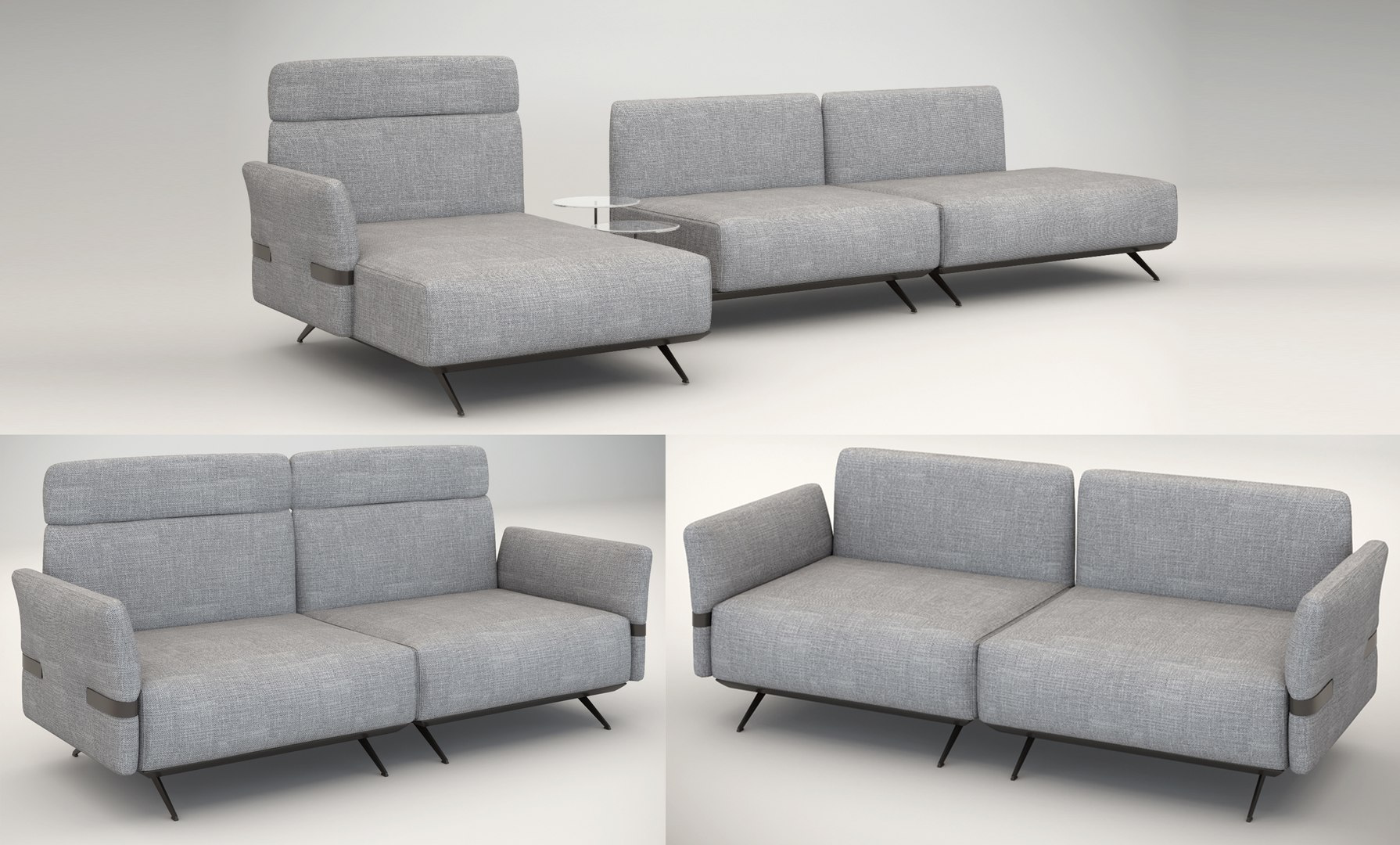 3D Sofa Natuzzi Pablo - TurboSquid 1840279