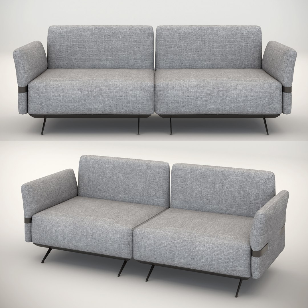 3D Sofa Natuzzi Pablo - TurboSquid 1840279