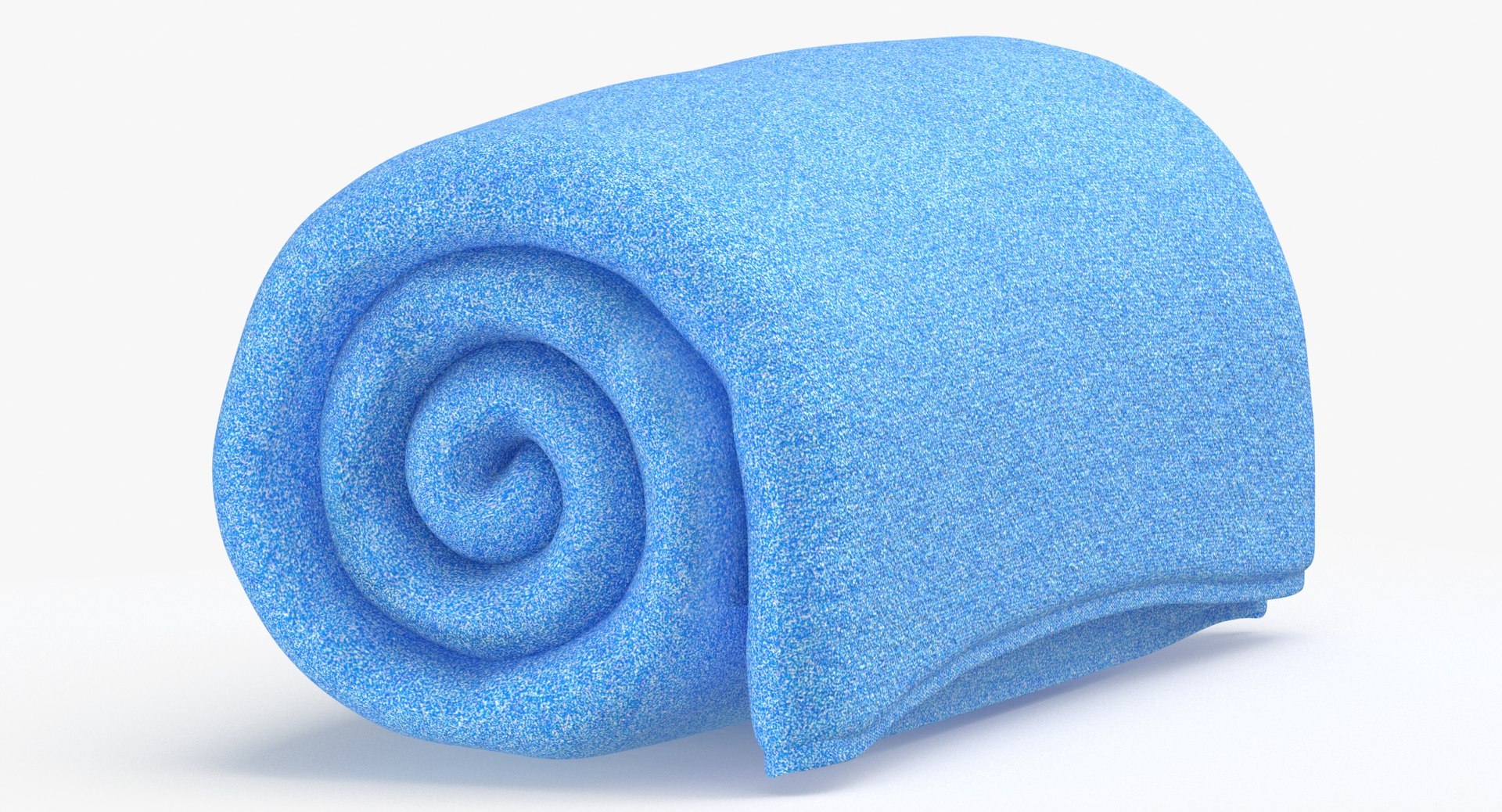 Prop 21 Rolled Towels Blue Single 3D Model - TurboSquid 2146792
