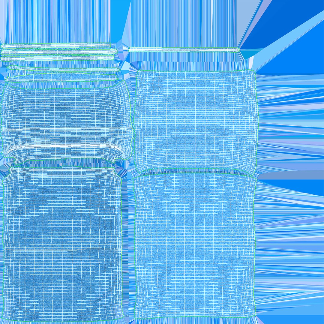 Prop 21 Rolled Towels Blue Single 3D Model - TurboSquid 2146792