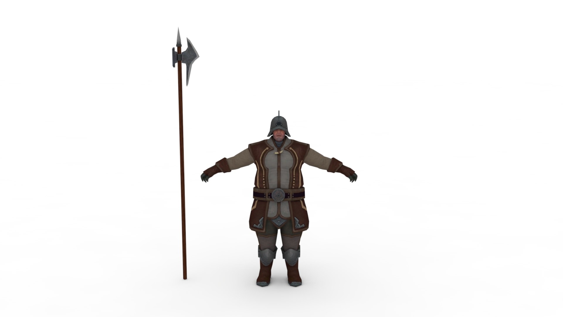 modelo 3d Fat warrior man - TurboSquid 2024529