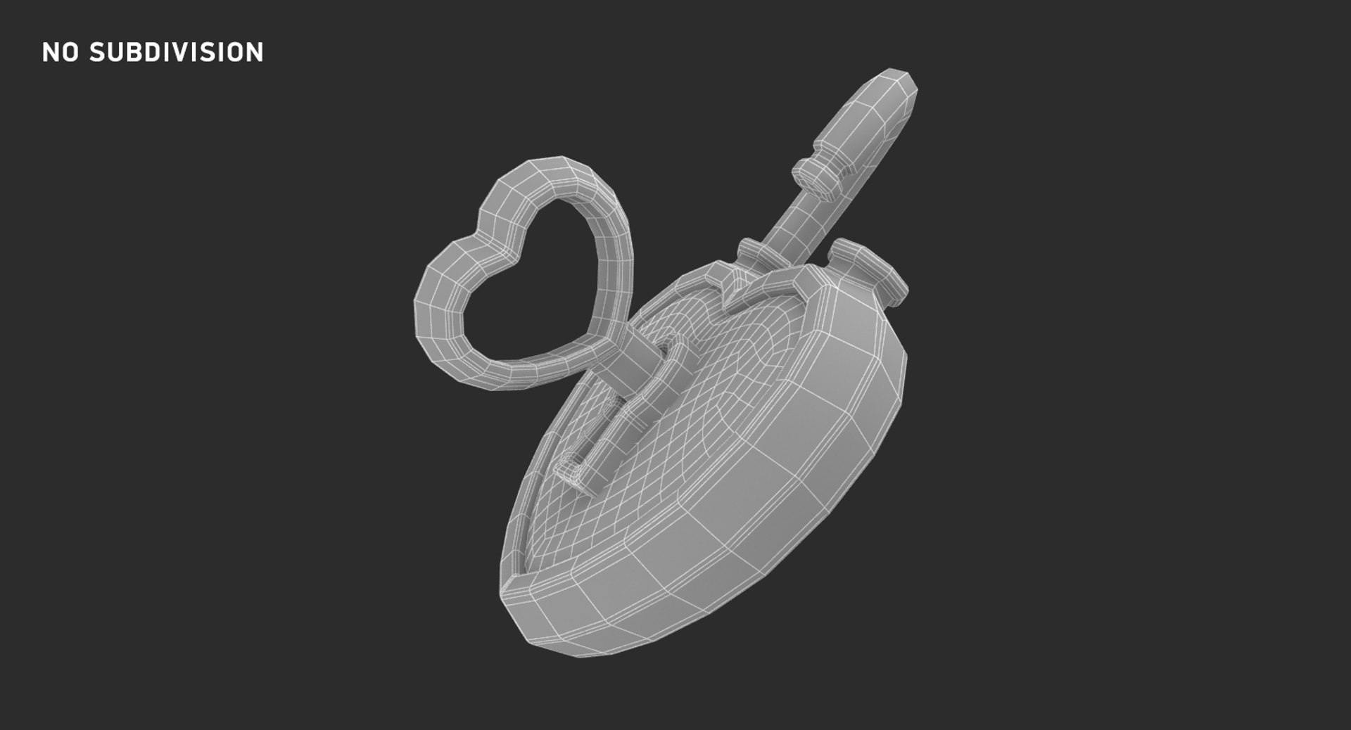 3D Model Heart Lock Gold - TurboSquid 1243488