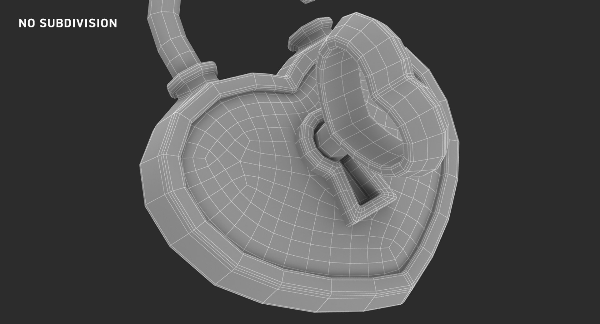 3D Model Heart Lock Gold - TurboSquid 1243488