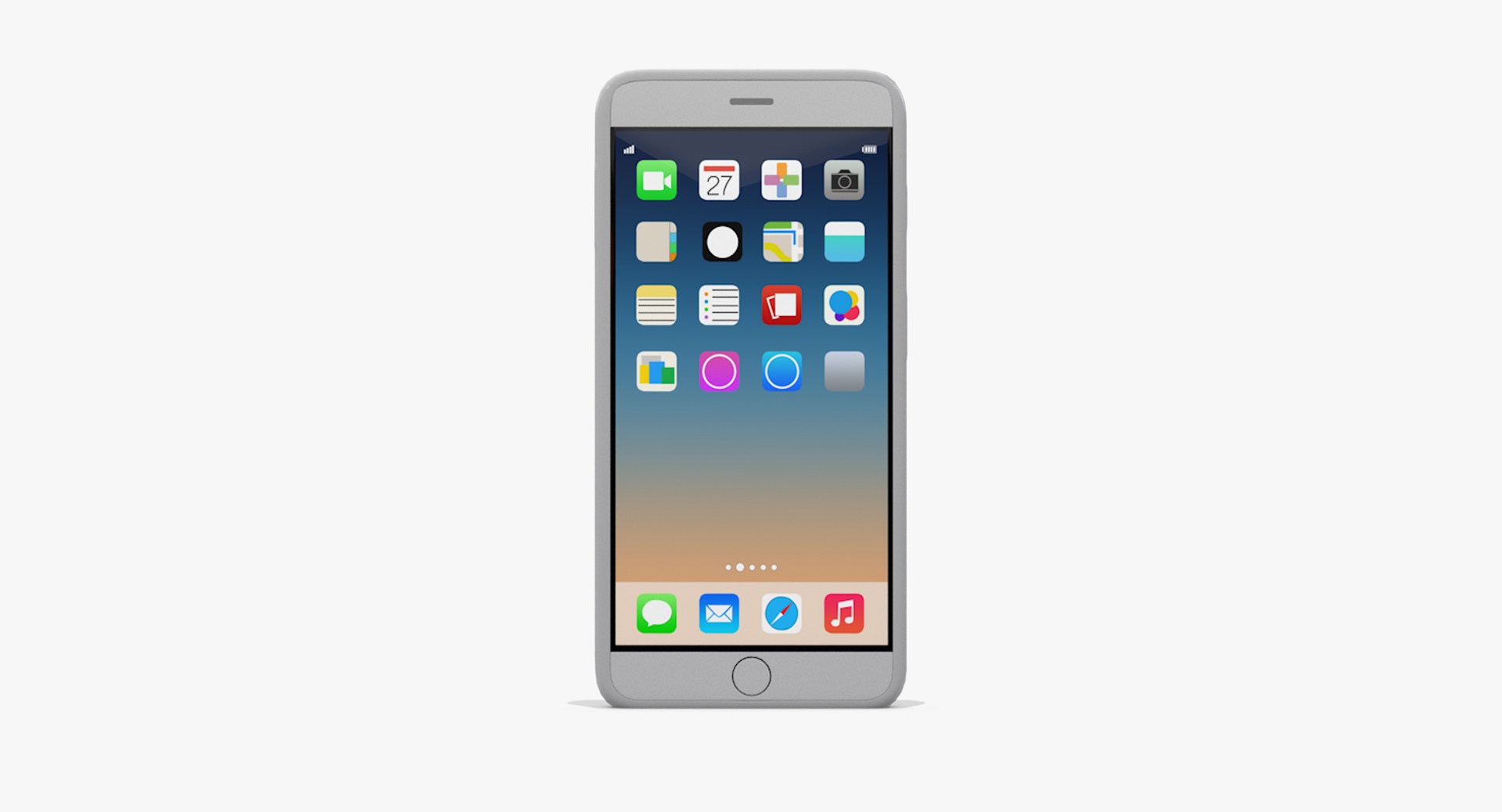 3d Model Of Mobile Phone