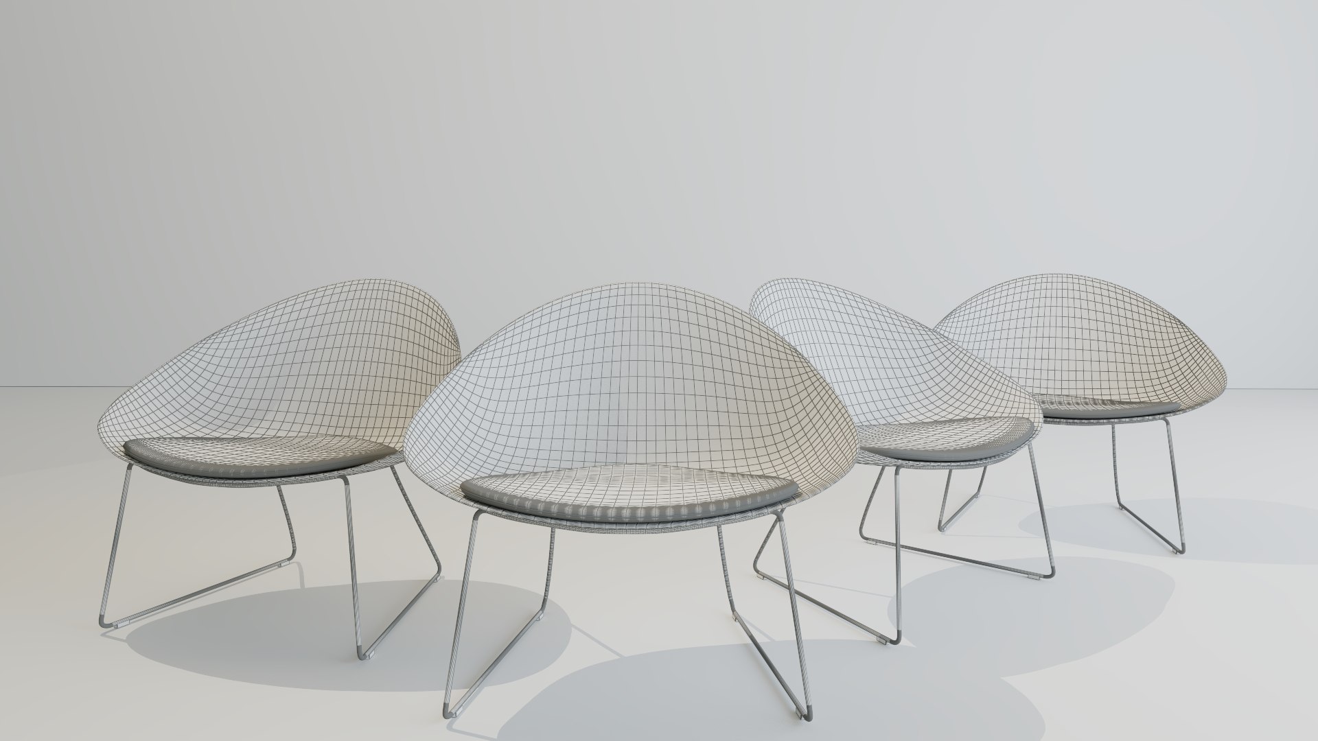 Arper Adell Lounge Sled chair 3D model - TurboSquid 2140572