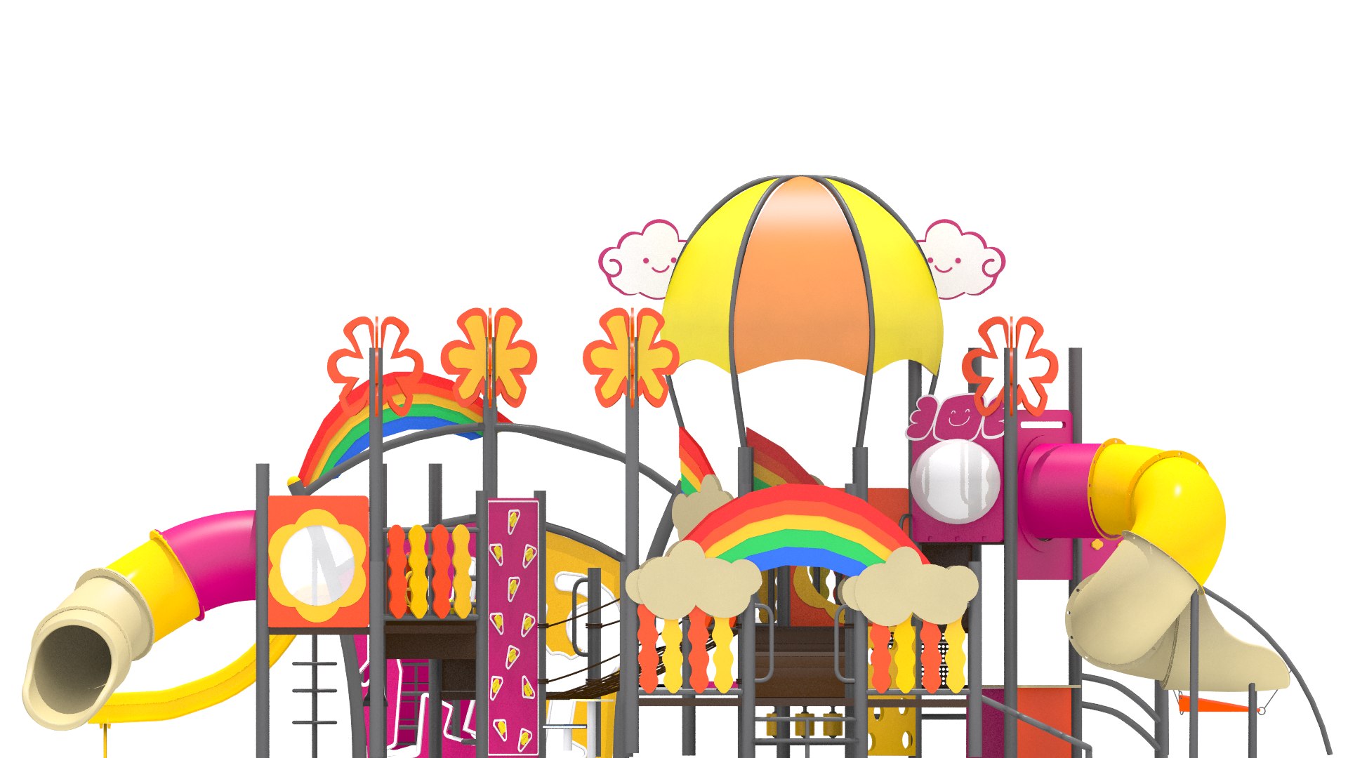 Rainbow Playground 3D - TurboSquid 1779208