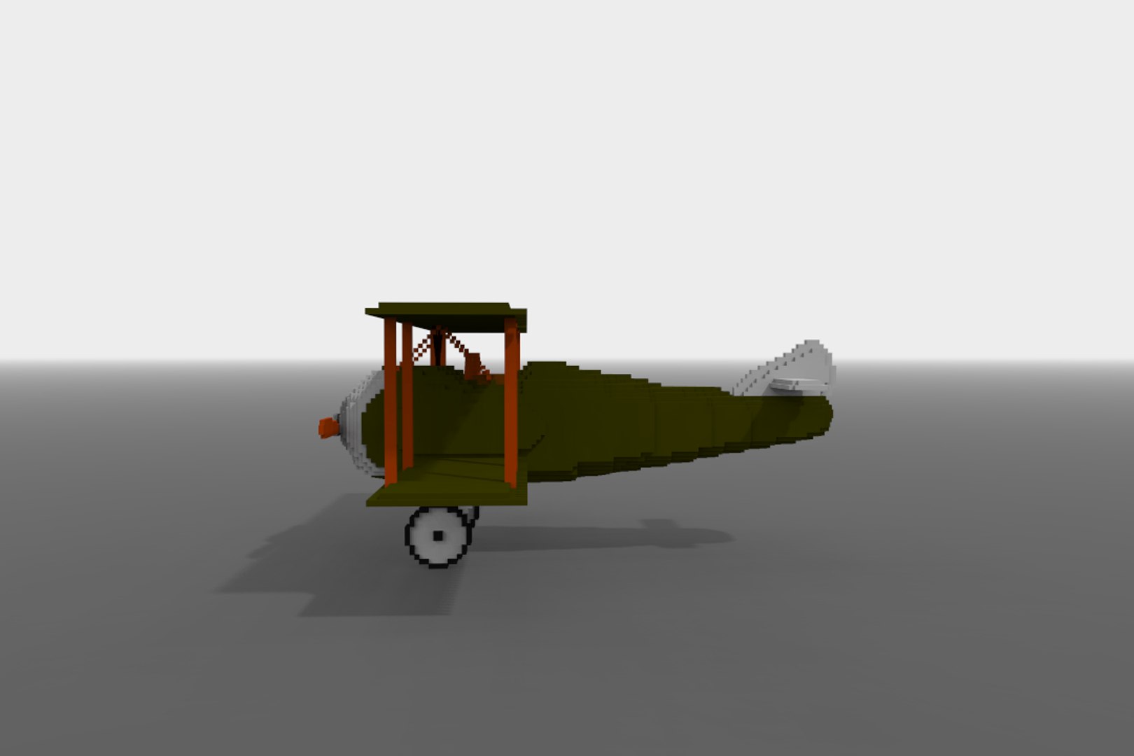 3D Model Voxel Airplane - TurboSquid 1257982