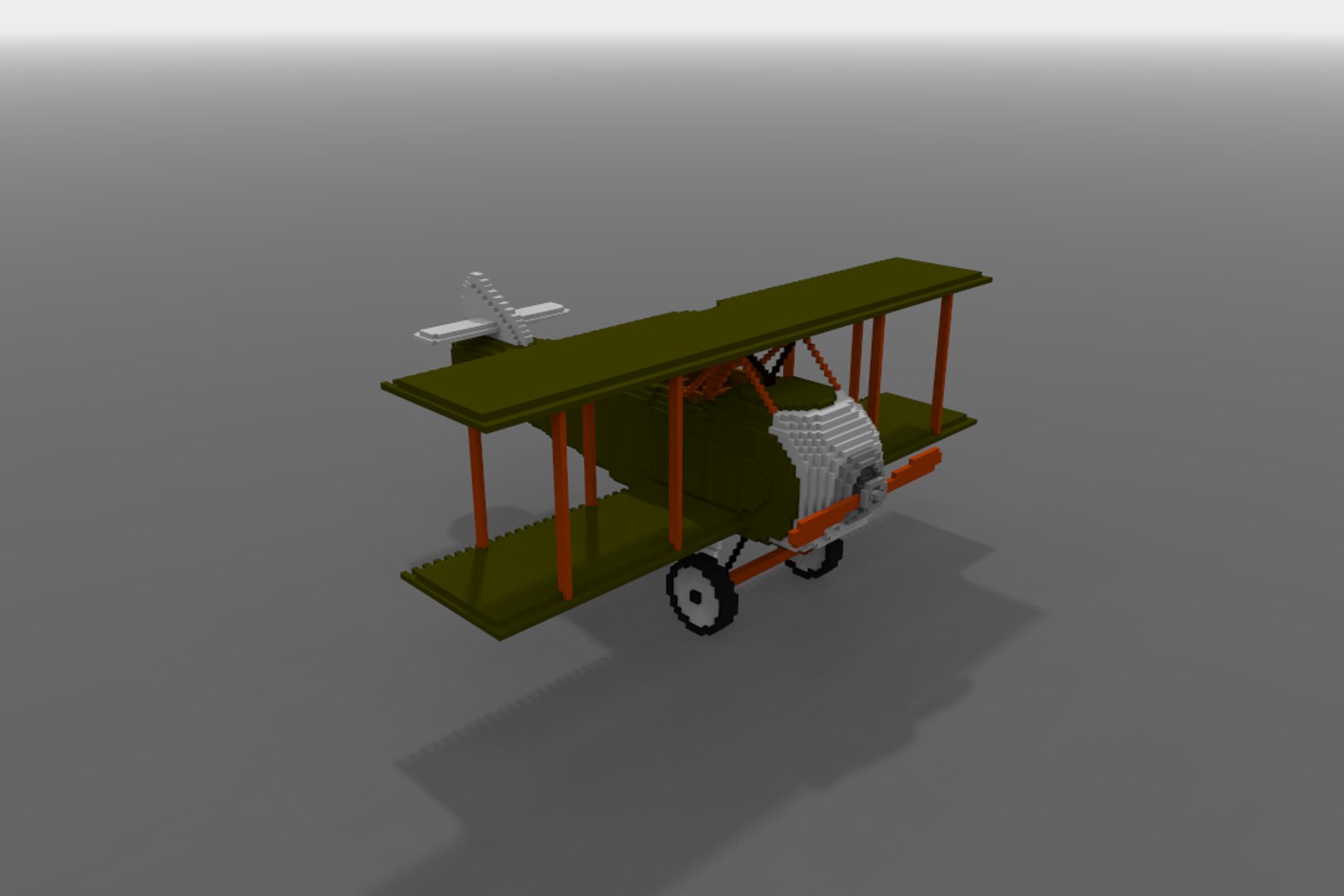 3D Model Voxel Airplane - TurboSquid 1257982