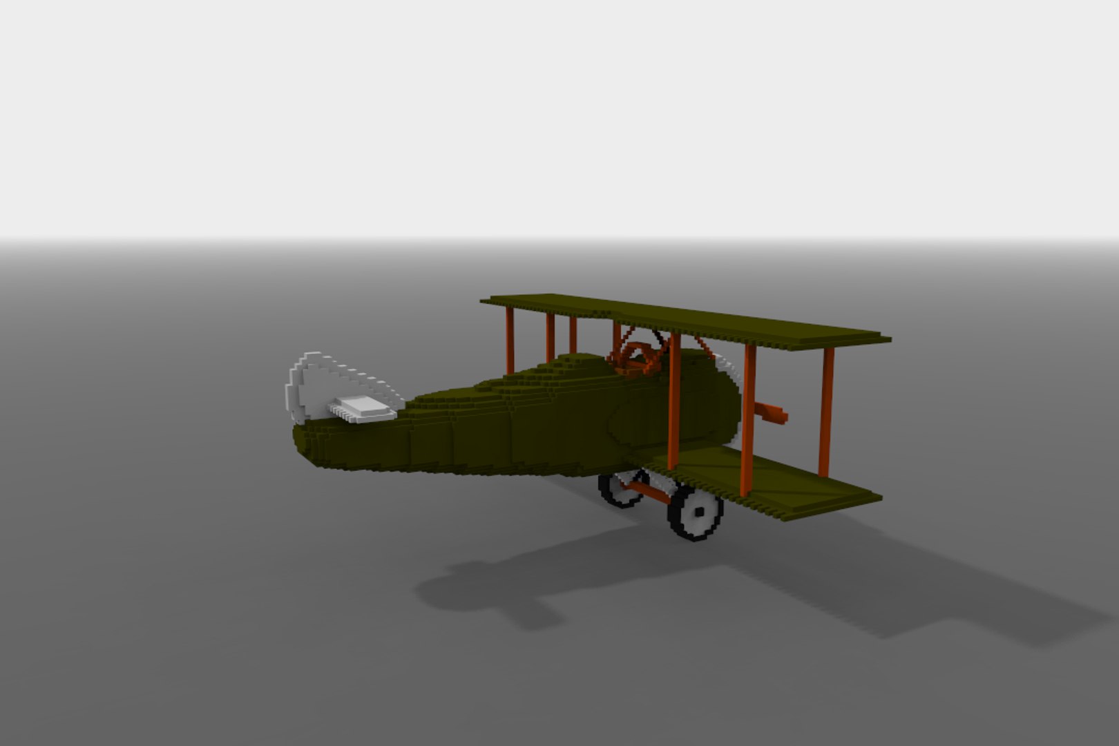 3D Model Voxel Airplane - TurboSquid 1257982