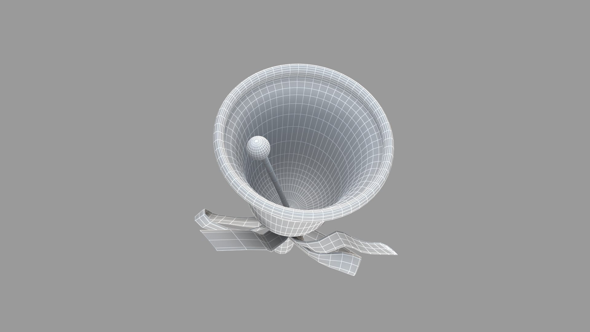 Bell 03 White 3D Model - TurboSquid 2343353