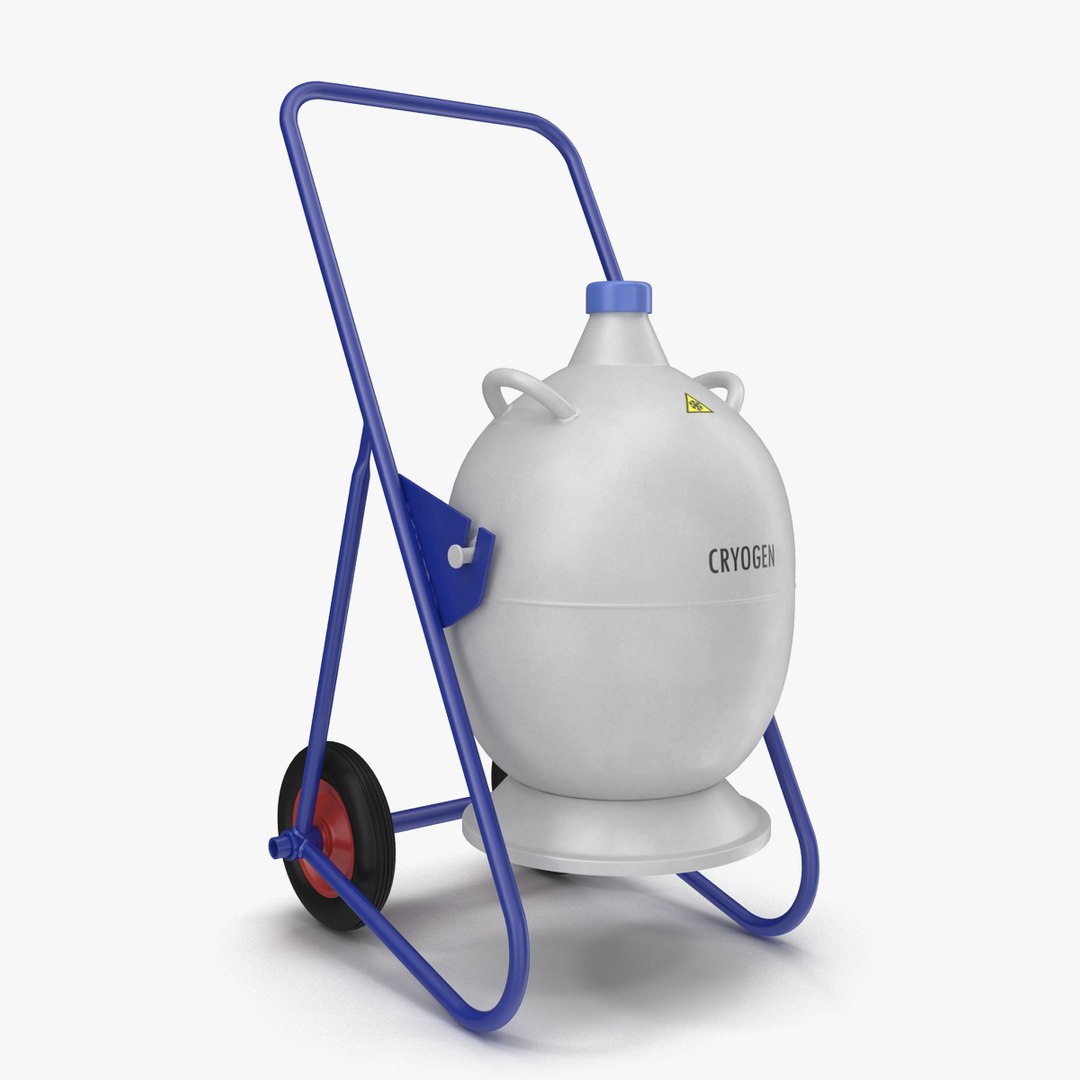 3d Dewar Cart Model