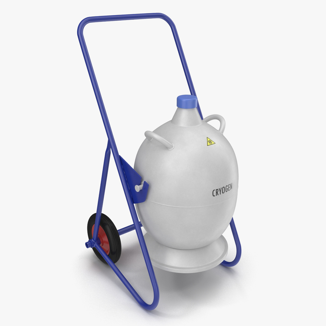 3d Dewar Cart Model