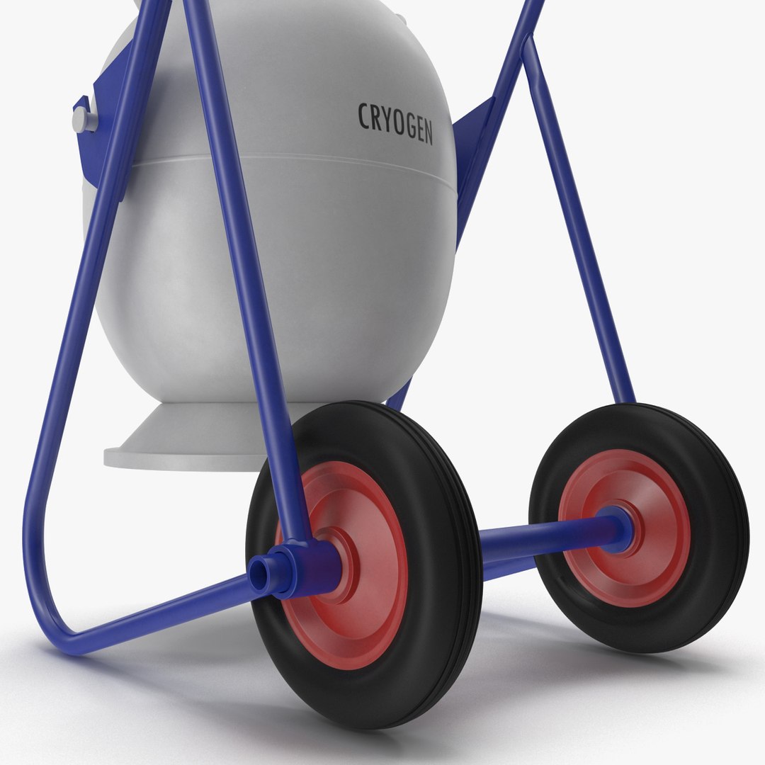 3d Dewar Cart Model
