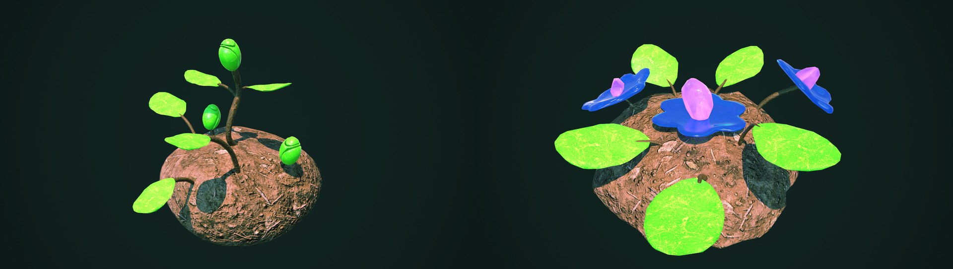 3D model flowers evolution - TurboSquid 1214159