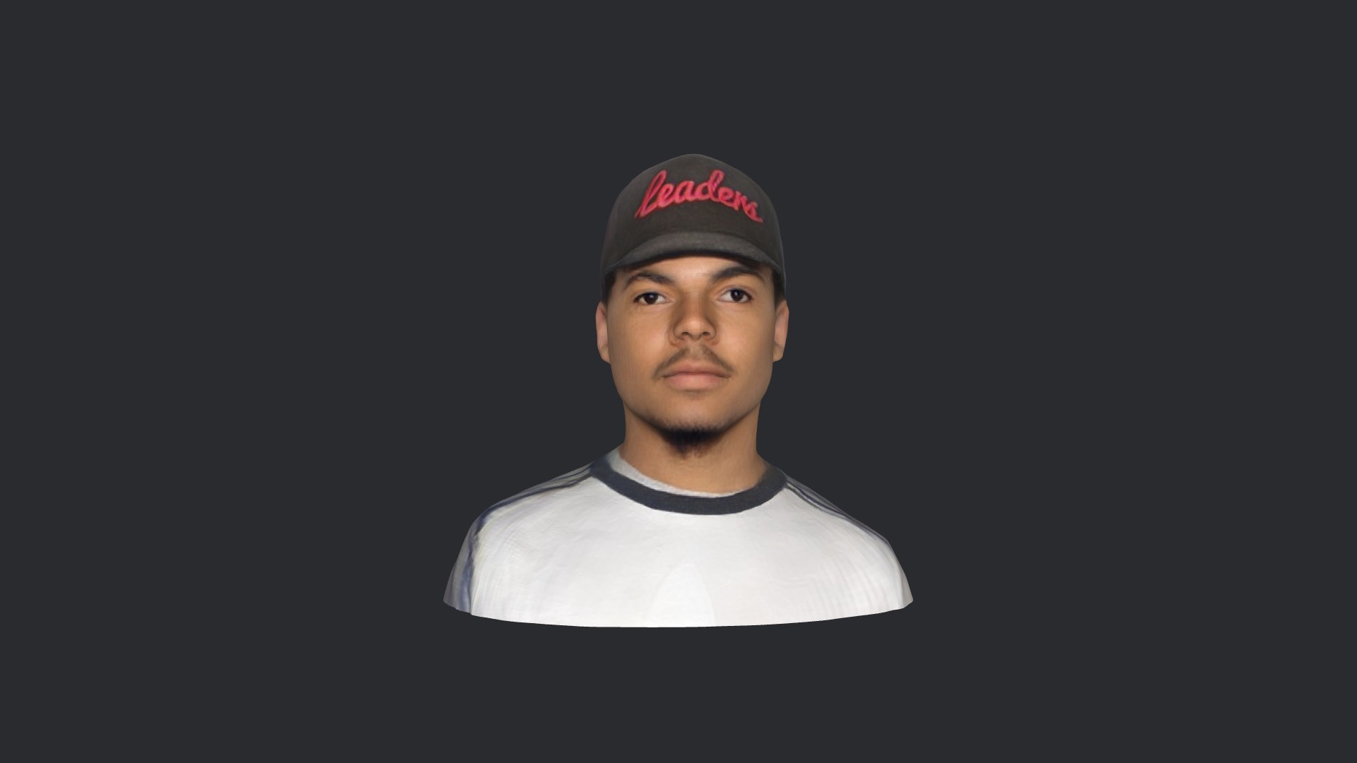 3D Chance The Rapper- Realistic Bust Head Ready Model - TurboSquid 1820721