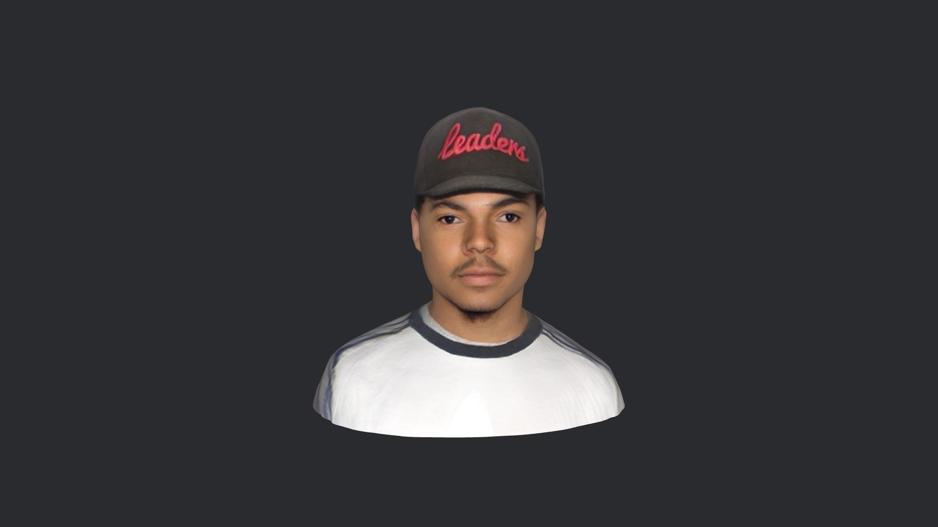 3D Chance The Rapper- Realistic Bust Head Ready Model - TurboSquid 1820721