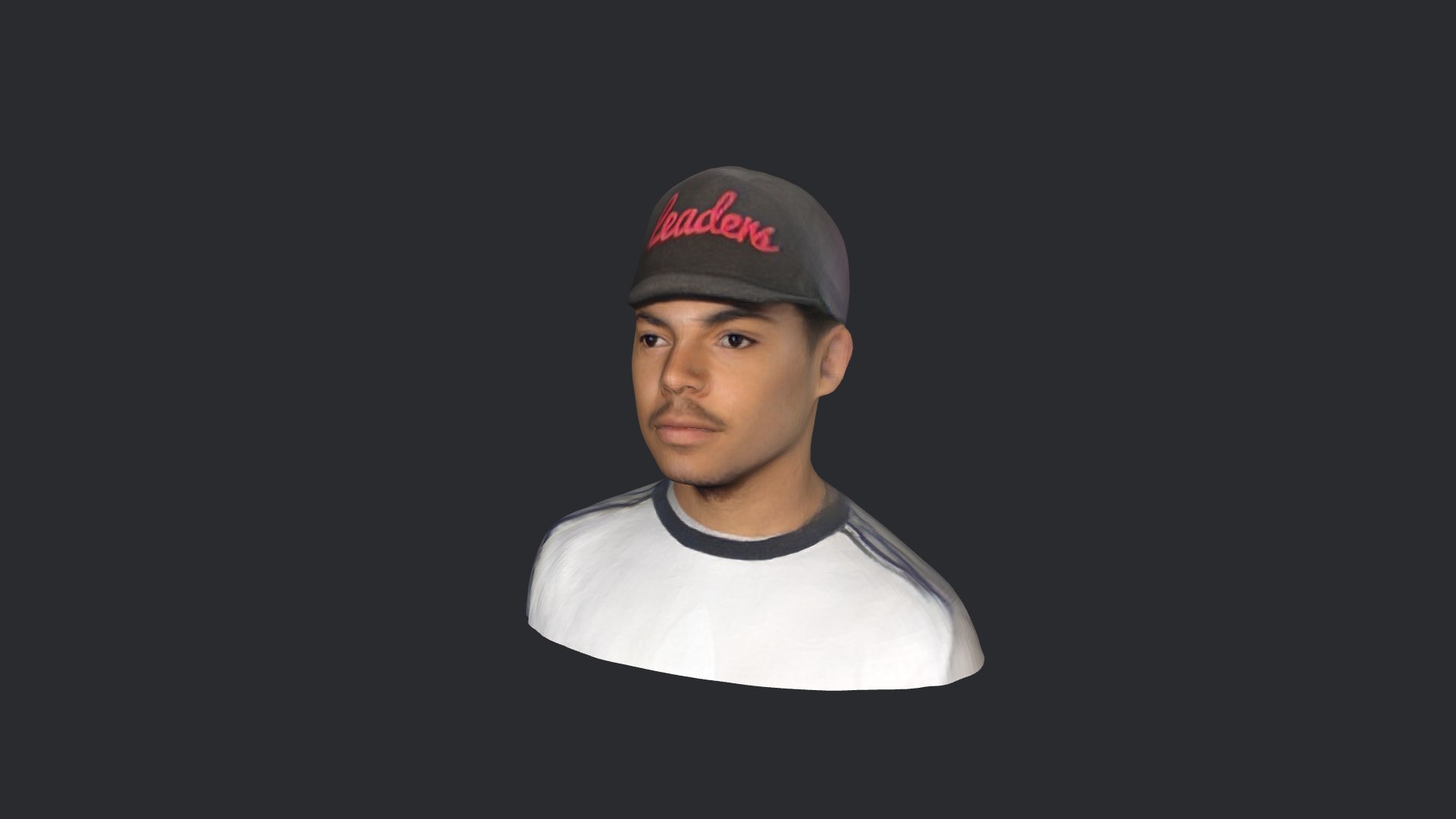 3D Chance The Rapper- Realistic Bust Head Ready Model - TurboSquid 1820721